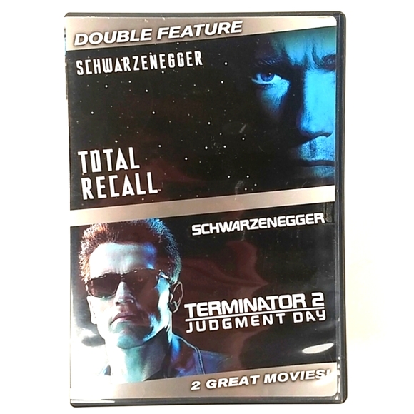Media | Schwarzenegger Double Feature Total Recall Terminator 2 Dvd ...